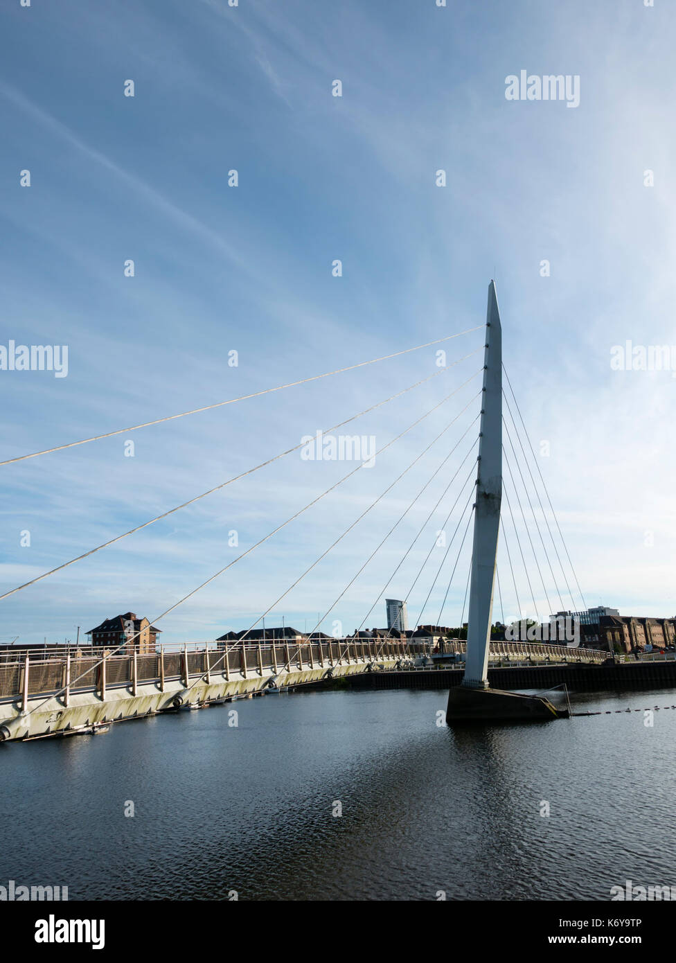 Sail Bridge, Swansea Marina, Swansea, Wales, UK Stock Photo - Alamy