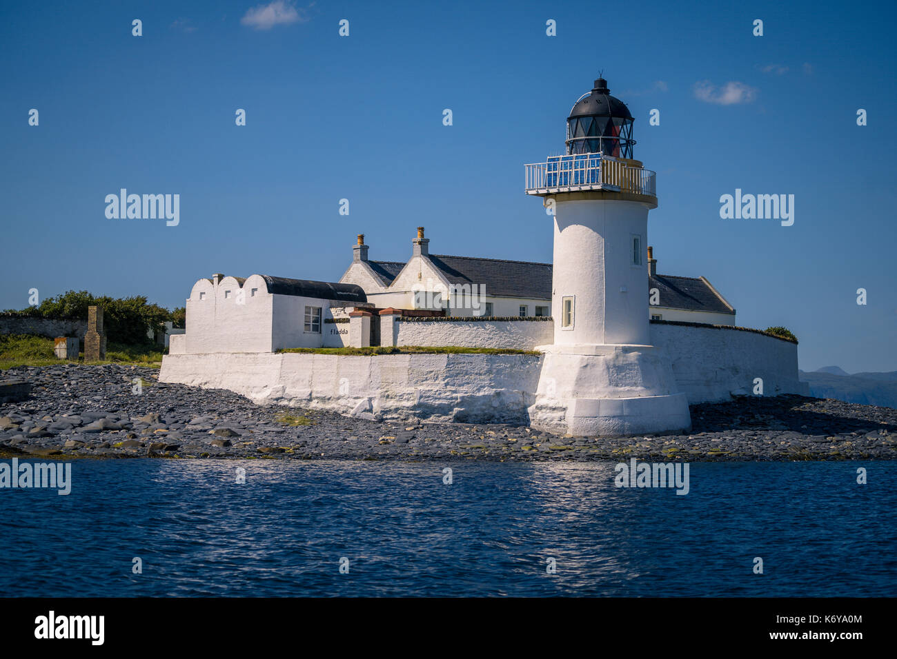 Sailing on The West Coast of Scotland around Isle of Fladda Stock Photo ...