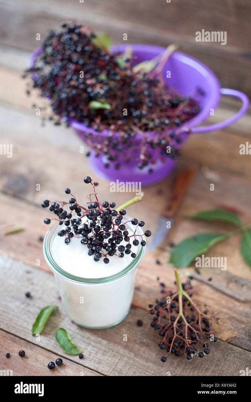 Elder berry drink hi-res stock photography and images - Alamy