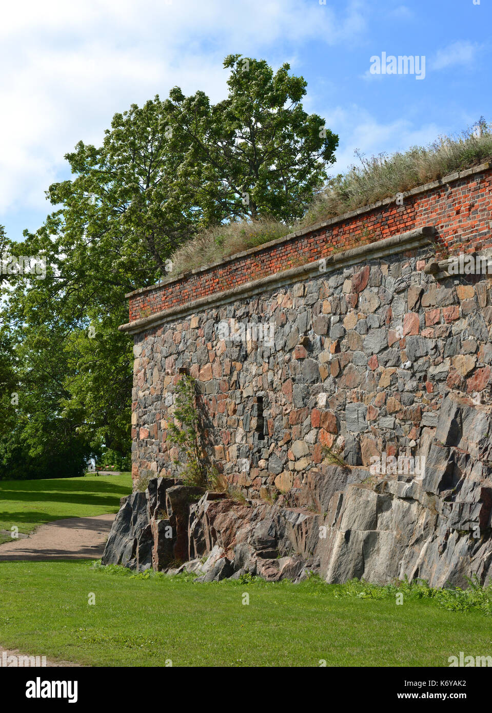Bastion Zander at Kustaanmiekka in southern Suomenlinna. It was built ...