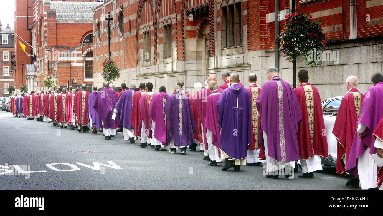 Cardinal Cormac Murphy-O'Connor funeral procession Westminster ...