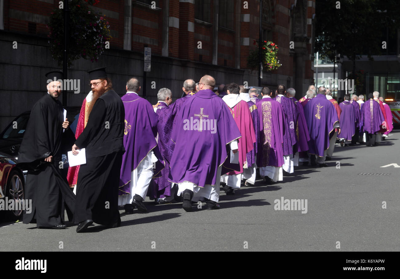 Cardinal Cormac Murphy-O'Connor funeral procession Westminster ...