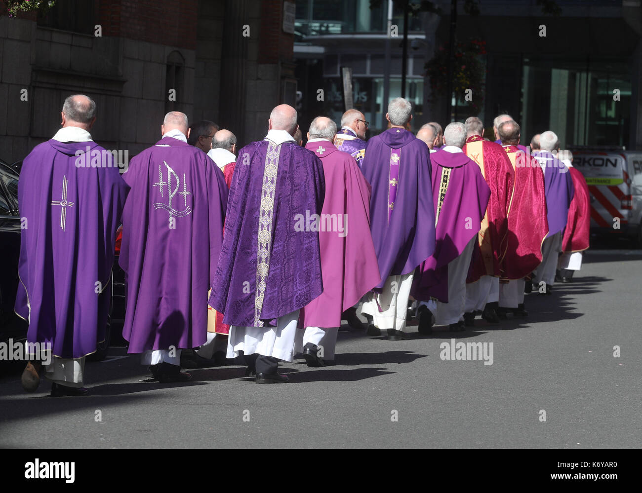 Cardinal Cormac Murphy-O'Connor funeral procession Westminster ...