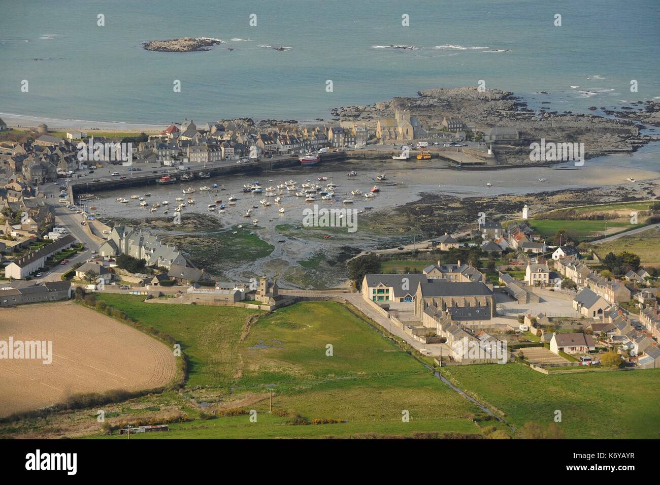 France, Manche, Cotentin, Barfleur, labeled The Most Beautiful Villages ...