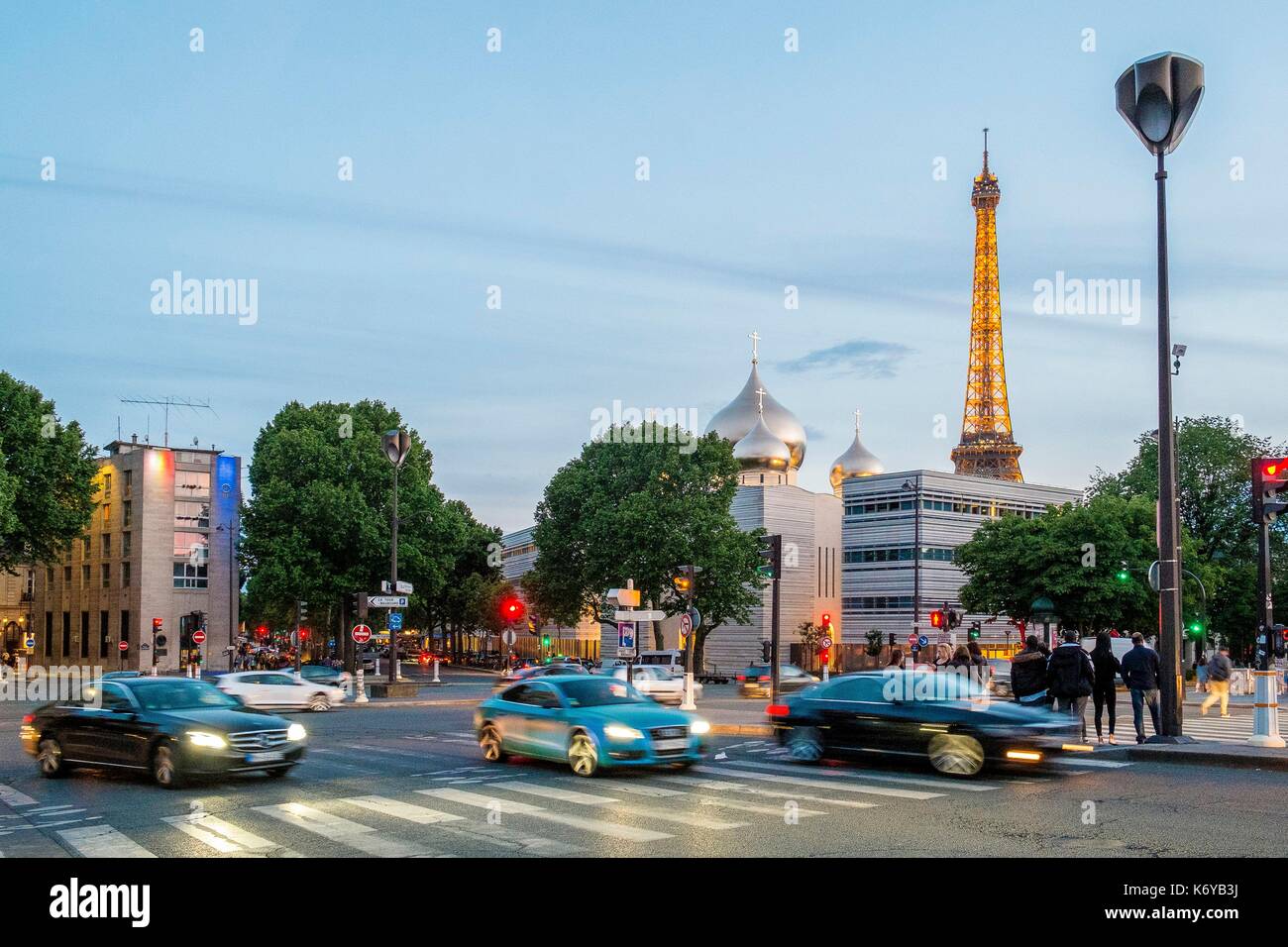 France, Paris, the new Russian Orthodox Cultural and Spriritual Center ...