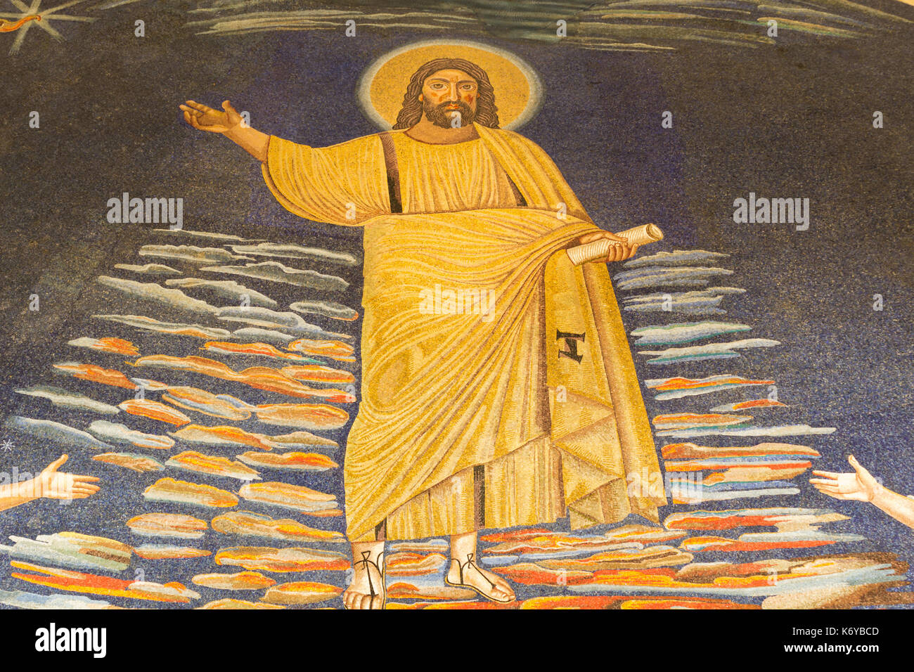 Christ - Apse mosaic - A masterpiece of 6th century ecclesiastical art ...