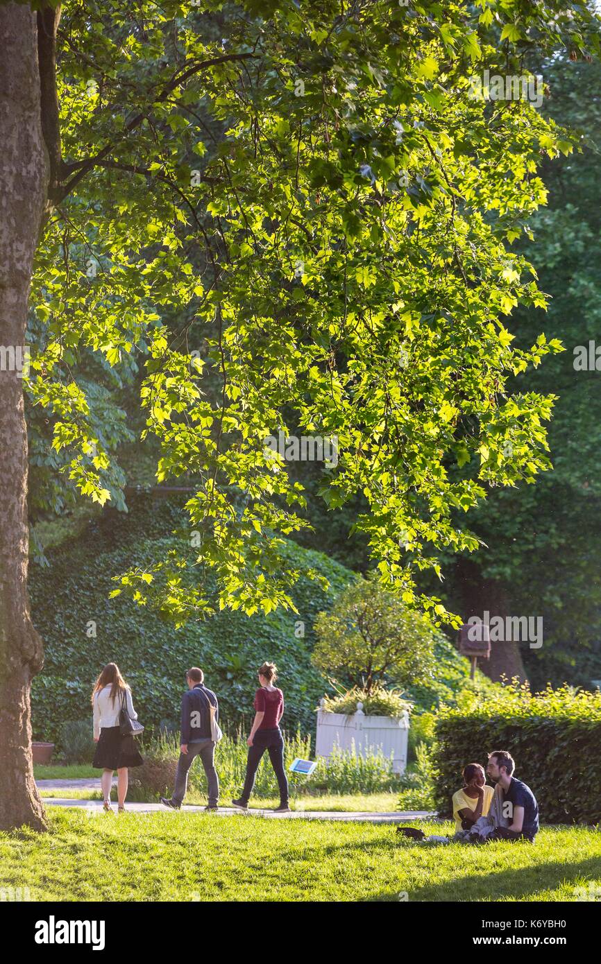 France, Paris, the Parc de Bercy Stock Photo - Alamy