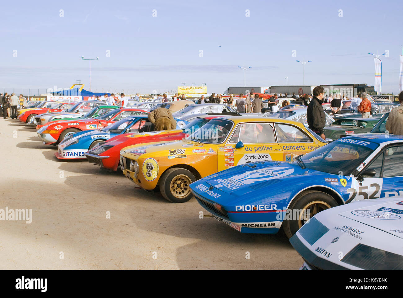 Tour auto Optic 2000-2012, Car park. Every year, the race of vintage ...