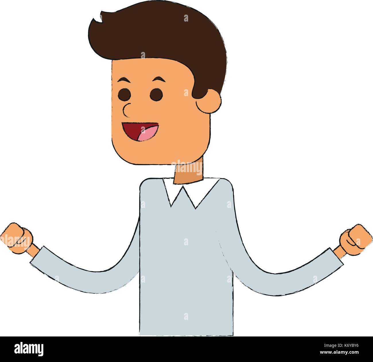 happy man icon image Stock Vector Image & Art - Alamy