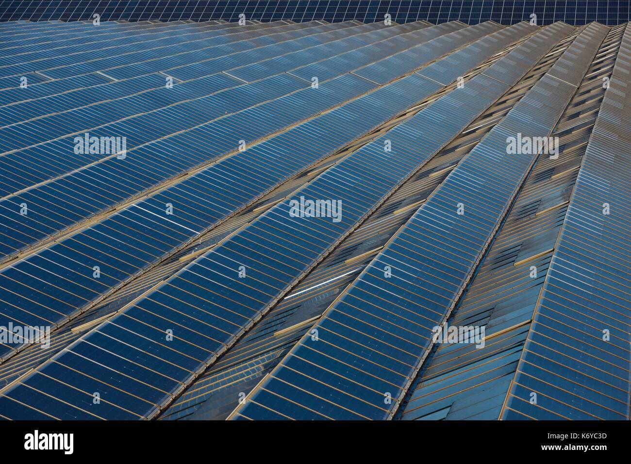 France, Ardeche, Curas, solar photovoltaic power station Cape Verde ...