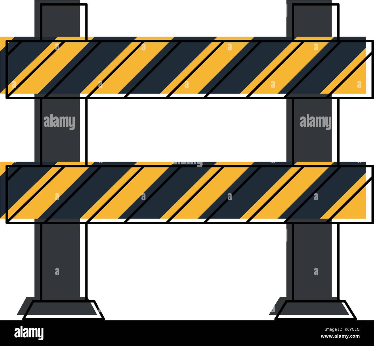 roadblock road safety icon image Stock Vector Image & Art - Alamy