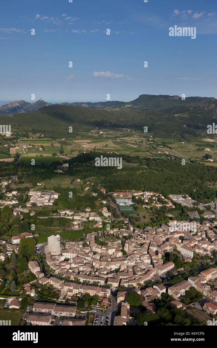 France, Vaucluse, village of Malaucene, at the foot of Mont Ventoux ...