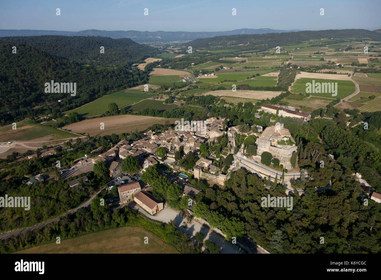 France, Vaucluse, regional park of the Luberon, Ansouis, labellise The ...
