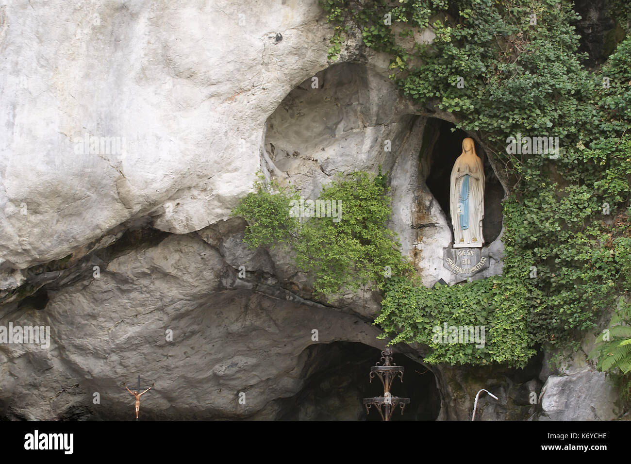 Grotto of massabielle in lourdes hi-res stock photography and images ...