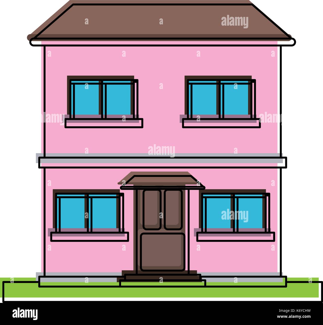 classic family house or home icon image Stock Vector Image & Art - Alamy