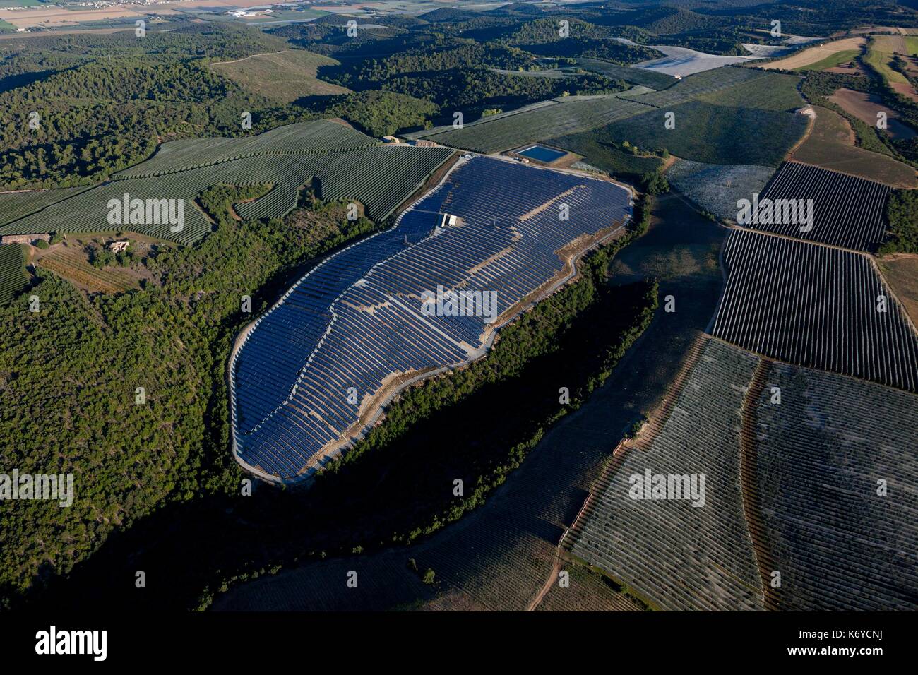 France, Alpes de Haute Provence, Les Mees, plateau of Colle des Mees ...