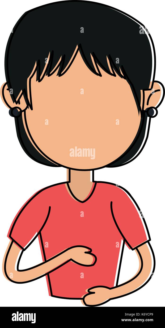 Faceless woman lifestyle icon hi-res stock photography and images - Alamy