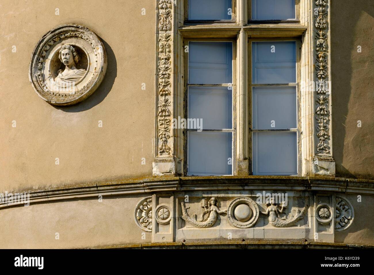 France, Sarthe, Le Lude, castle of the Lude, dated 14-17 th. century ...