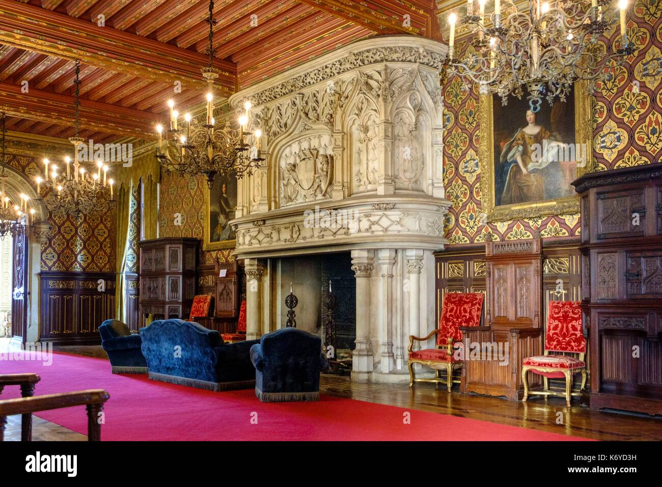 France, Sarthe, Le Lude, castle of the Lude, dated 14-17 th. century ...