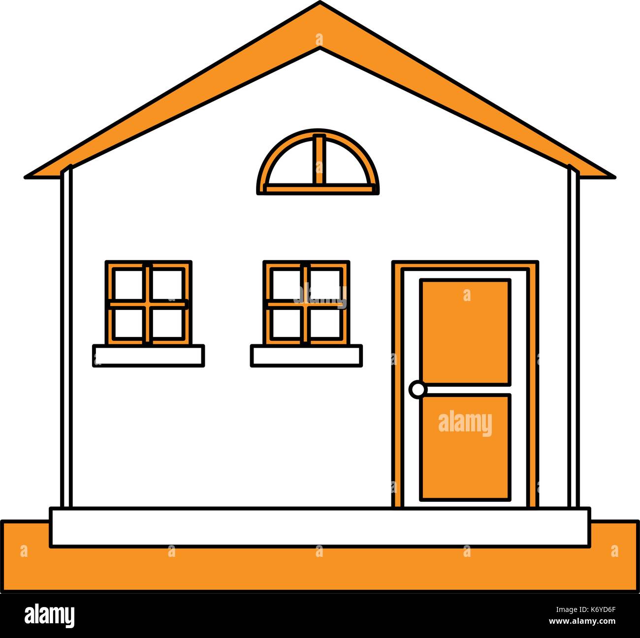 Family home icon Stock Vector Images - Alamy