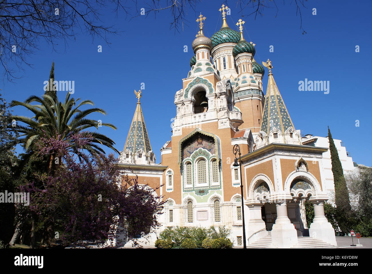 Russian Orthodox church in the city of Nice France - French Riviera ...