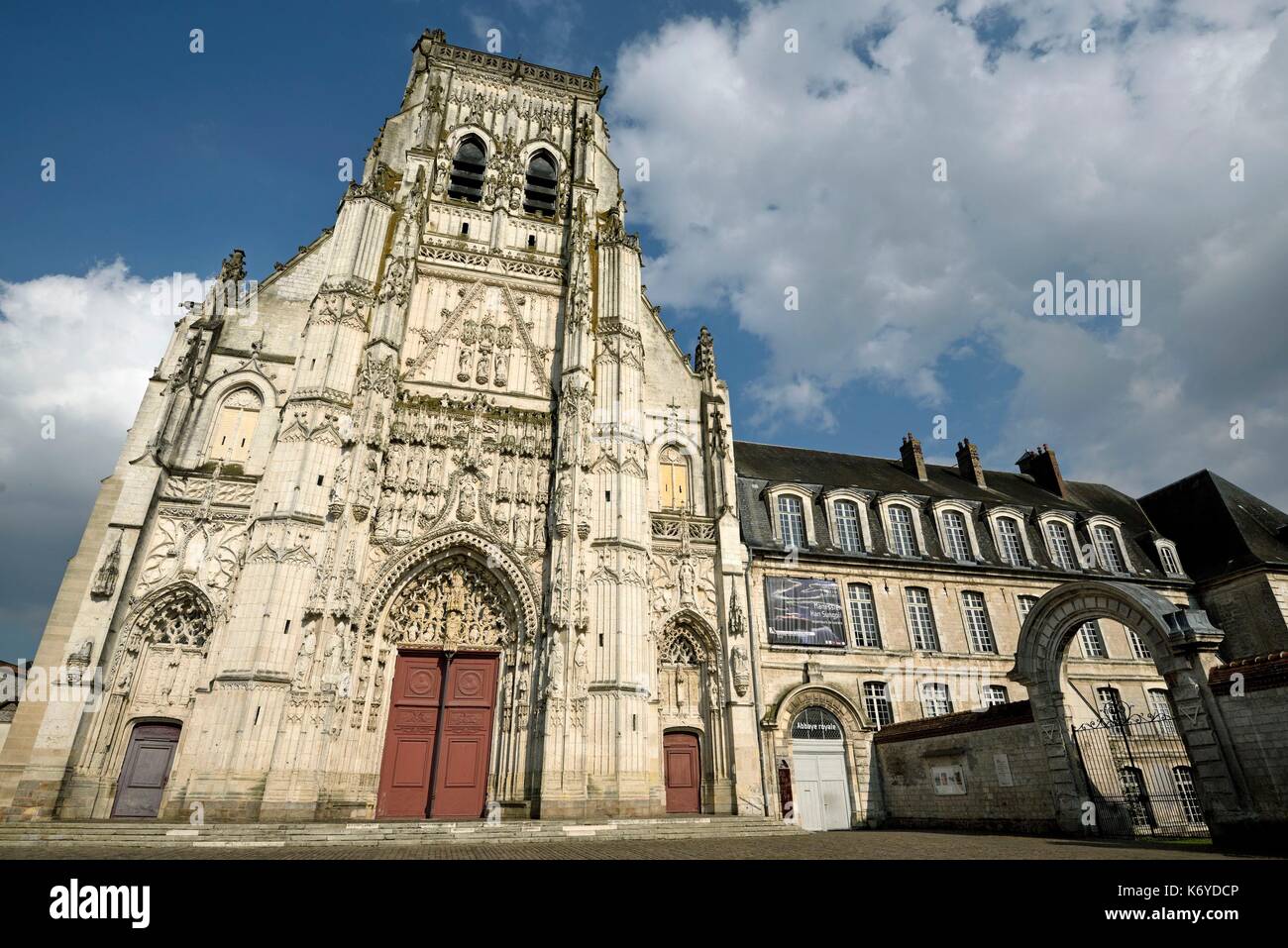 France, Somme, Saint Riquier, abbey founded in the 7th century and ...