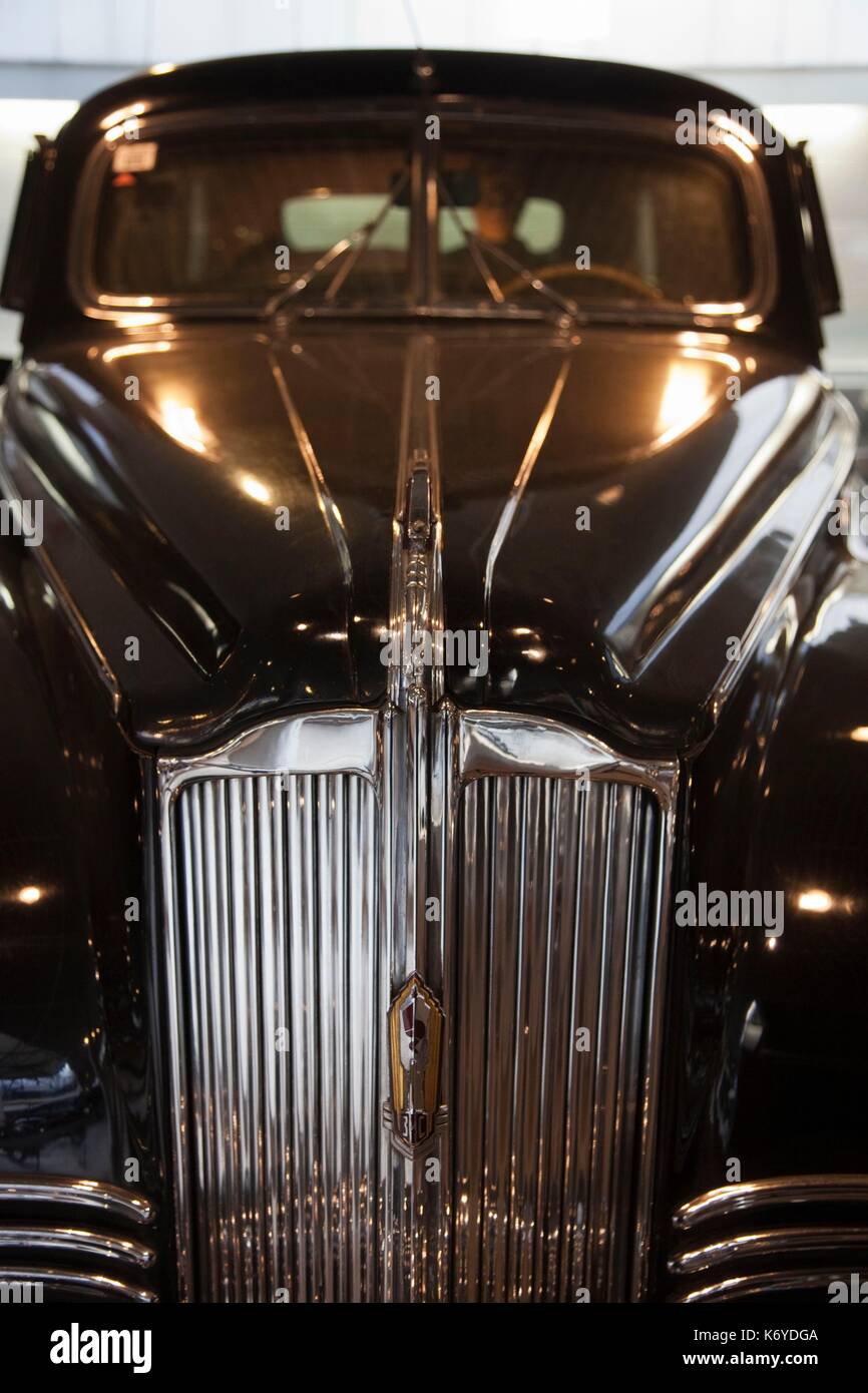 Statue of joseph stalin in his kremlin limousine hi-res stock ...