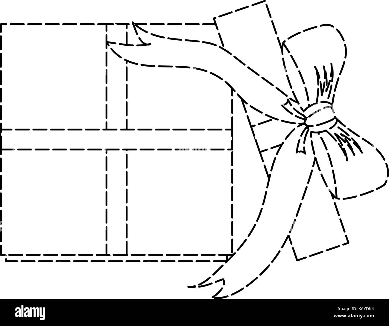 White gift box dots Stock Vector Images - Alamy