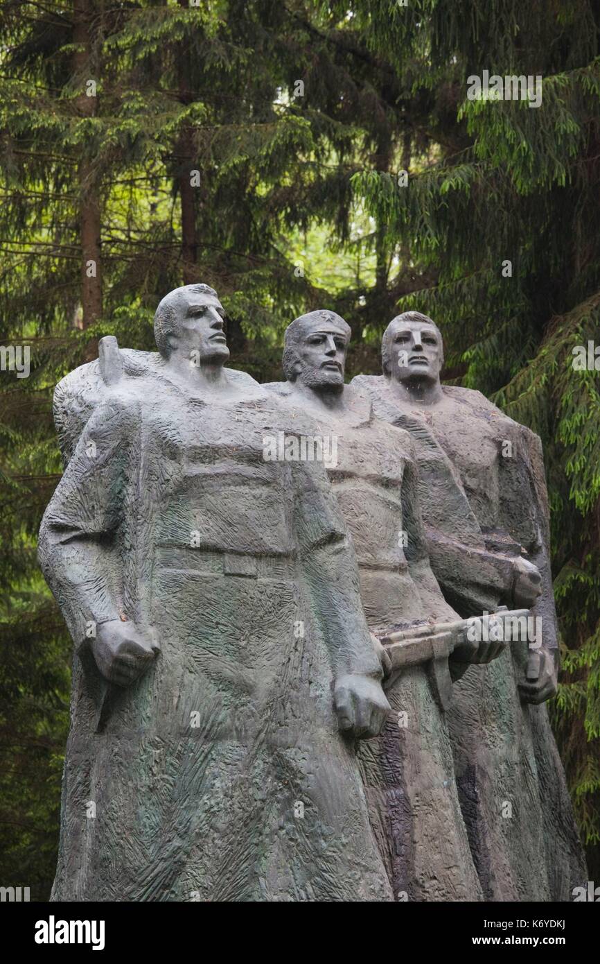 Lithuania, Southern Lithuania, Grutas, Grutas Park, sculpture park of ...