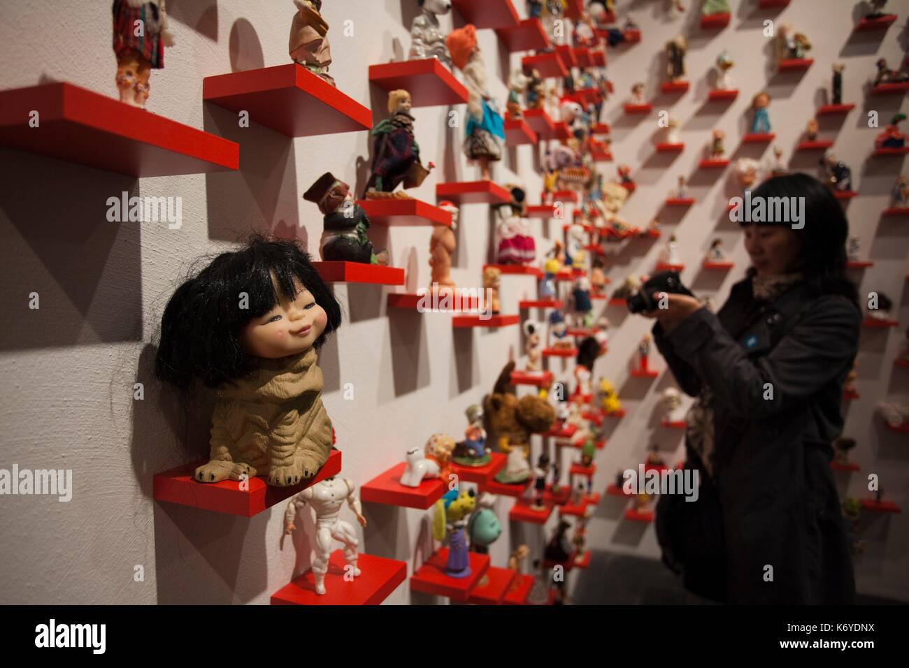 Finland, Helsinki, Museum of Contemporary Art Kiasma, New Swedes mixed ...