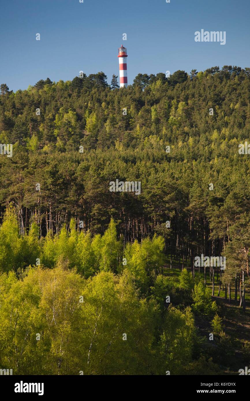 Lithuania, Western Lithuania, Curonian Spit, Nida, elevated town ...