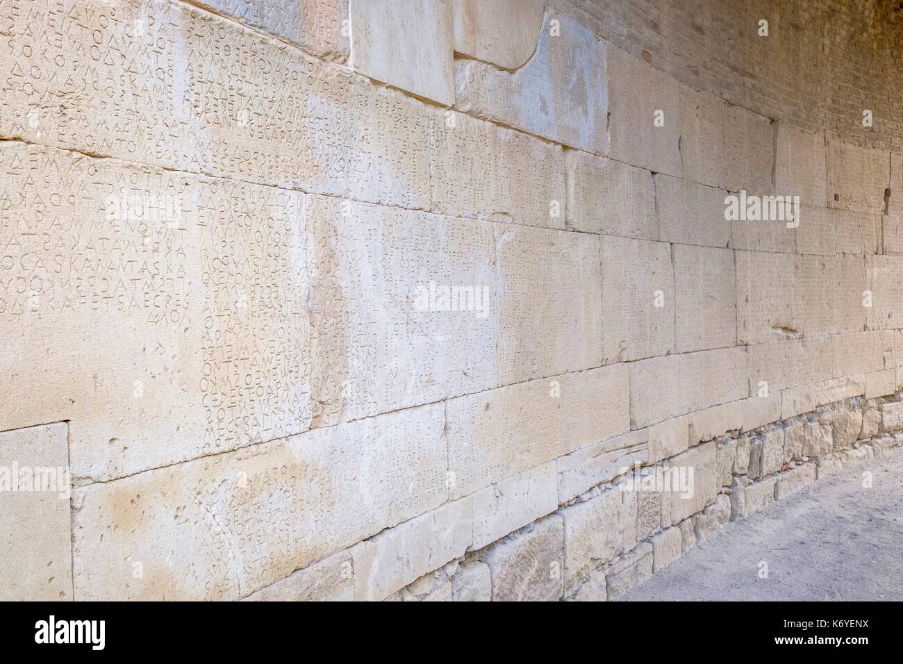 Greece, Crete, Heraklion district, archeological site of the ancient ...