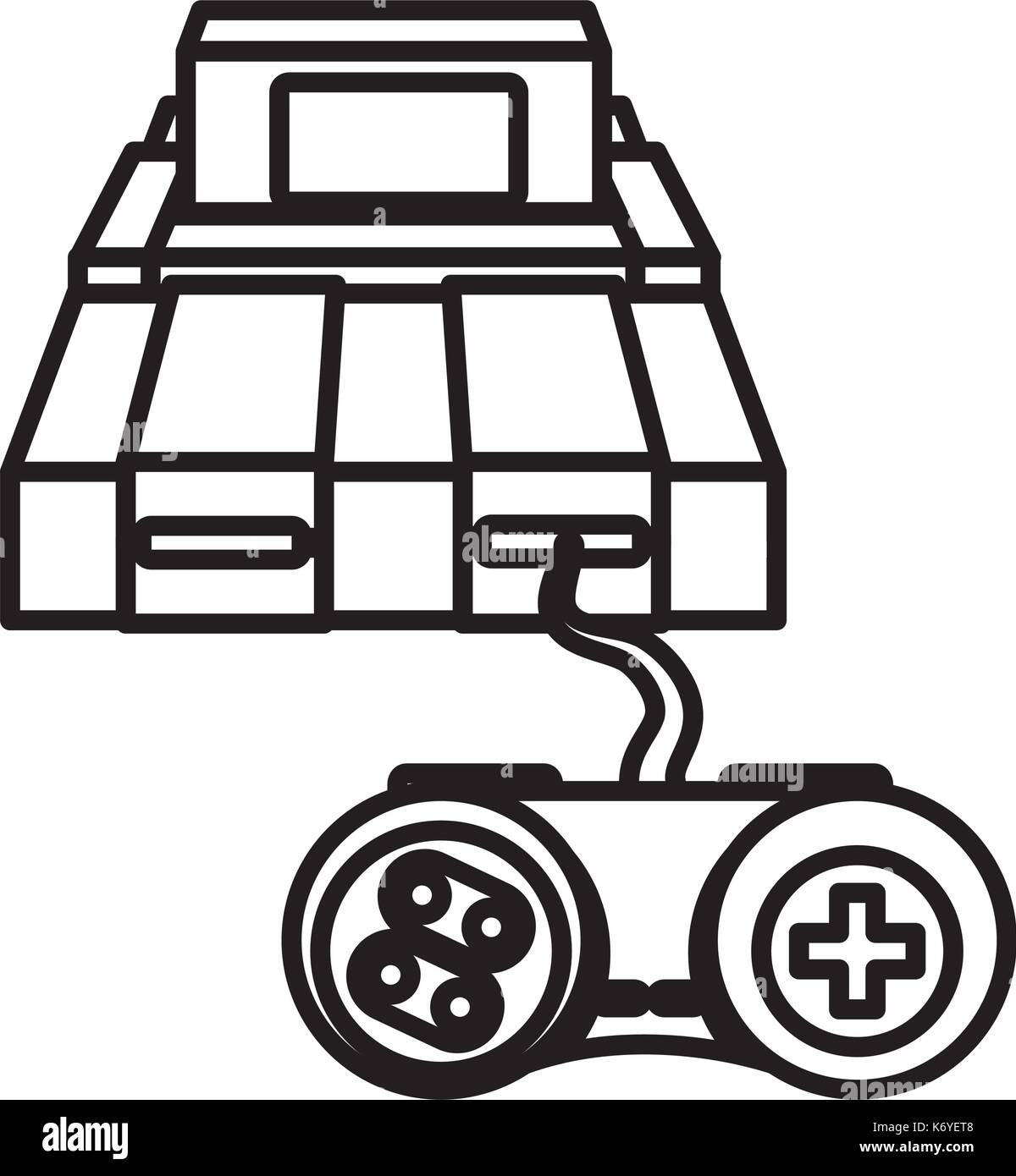 Console gamepad console Stock Vector Image & Art - Alamy