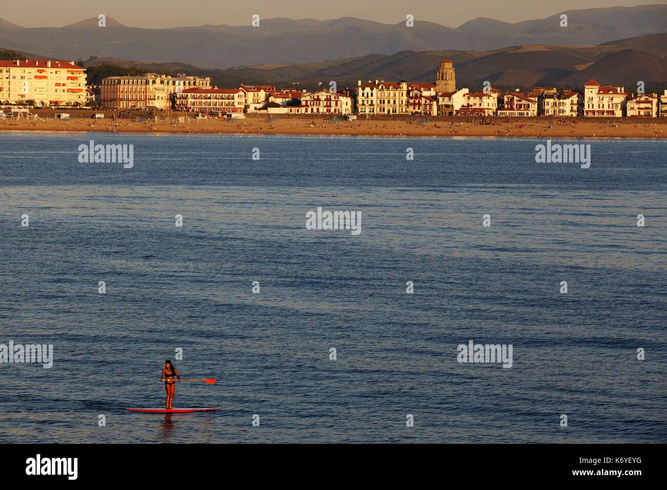 France, Pyrenees Atlantiques, Basque Country, Ciboure, bay of Saint ...