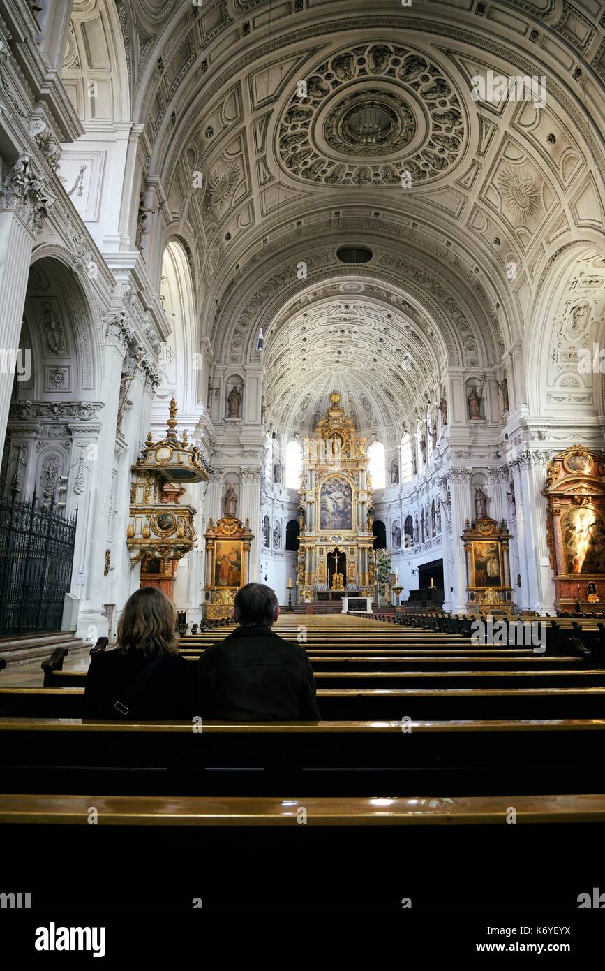 Germany, Bavaria, Munich (MŸnchen), St. Michael's Church ...
