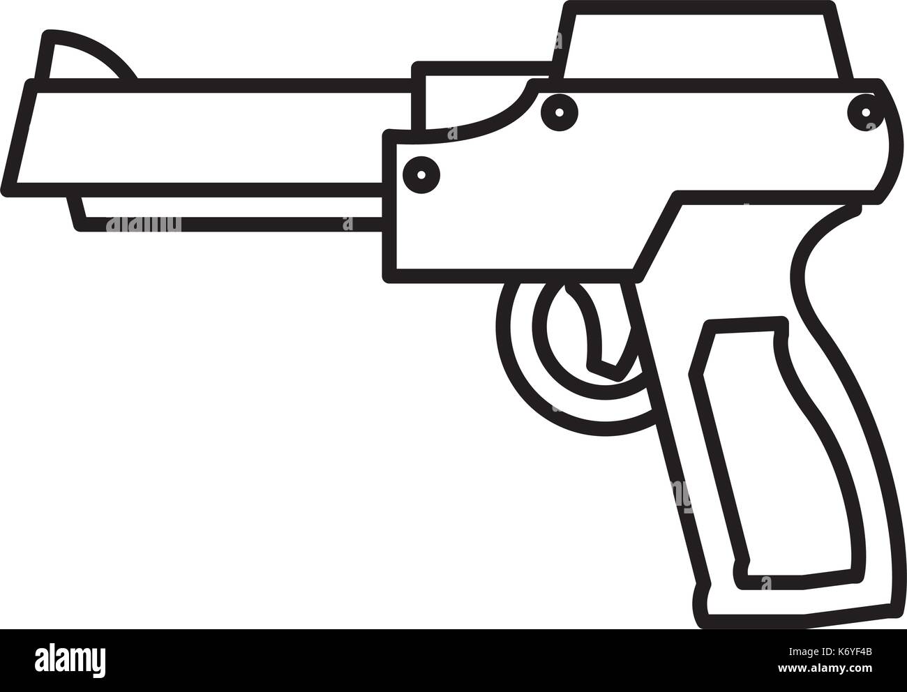 Videogame gun pistol Stock Vector Image & Art - Alamy