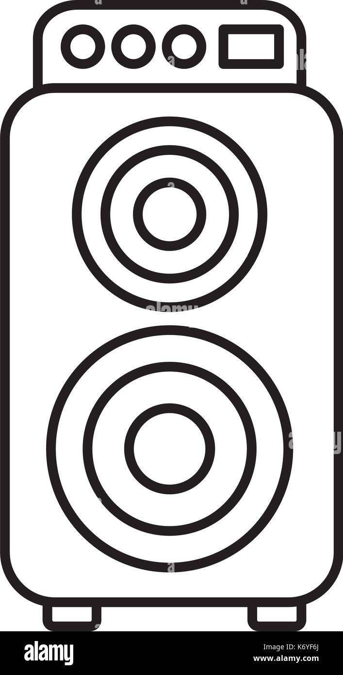 Music Speaker Isolated Stock Vector Image And Art Alamy