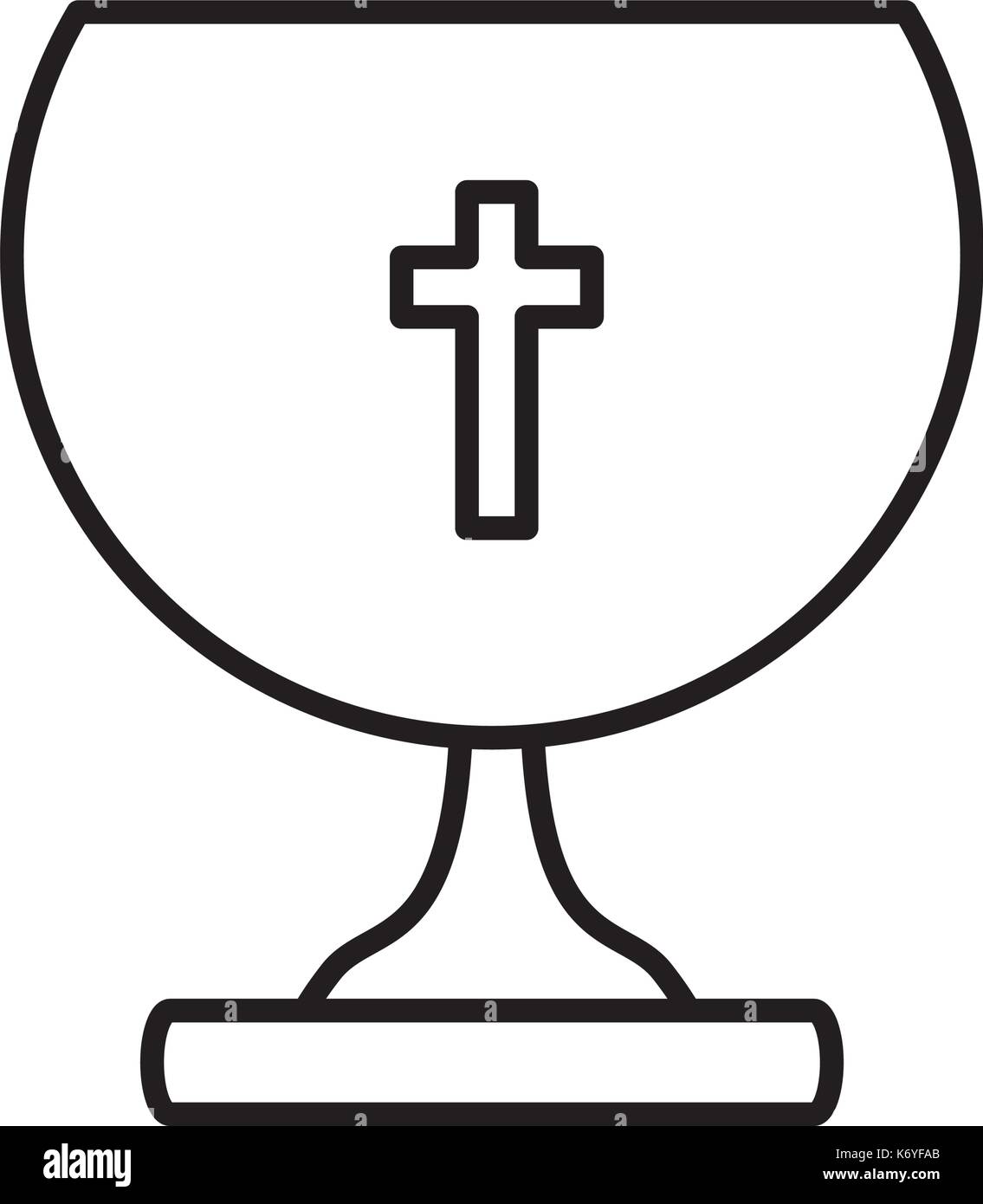 Holy chalice icon black hi-res stock photography and images - Alamy