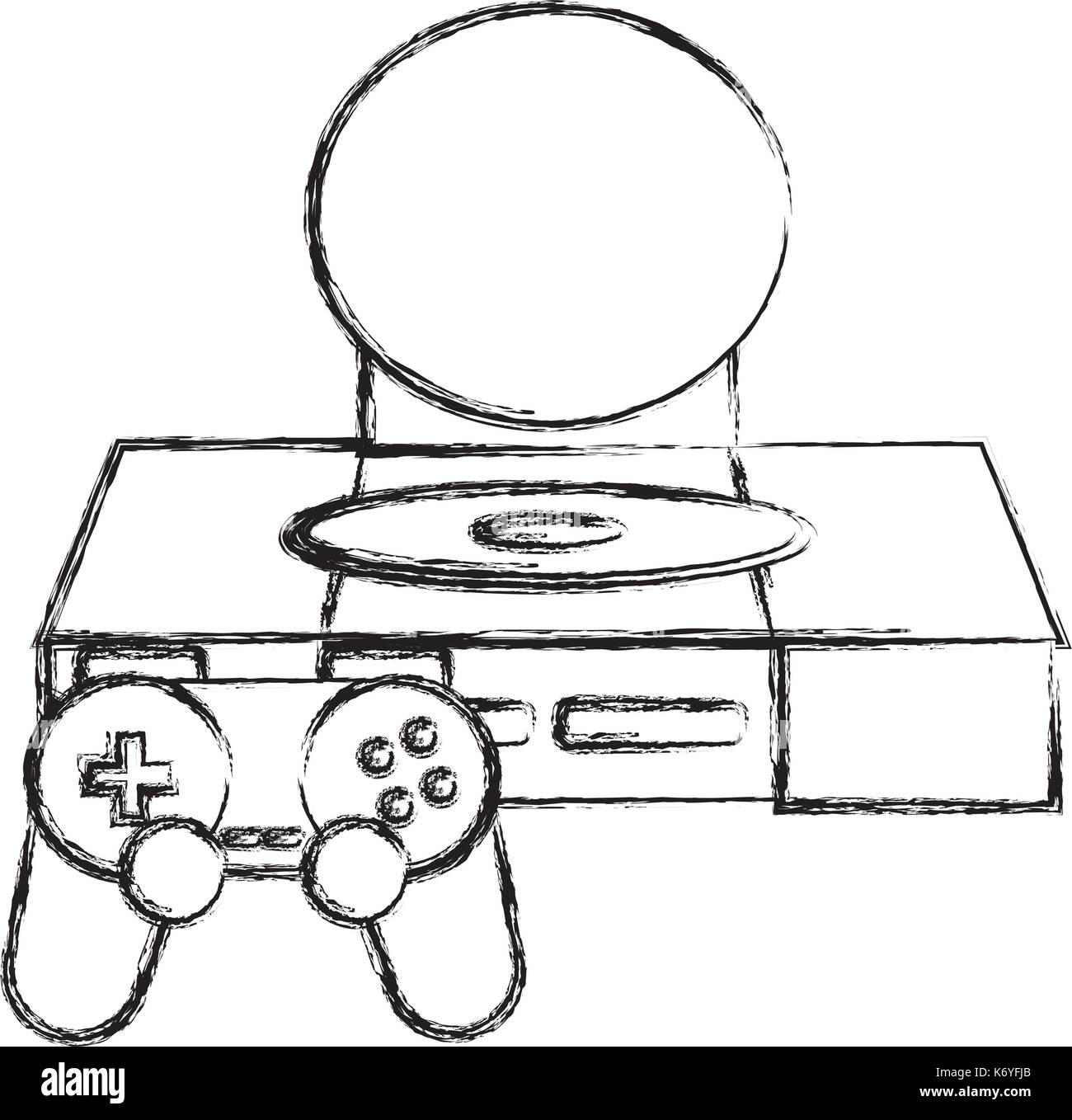 Console videogame isolated Stock Vector Image & Art - Alamy