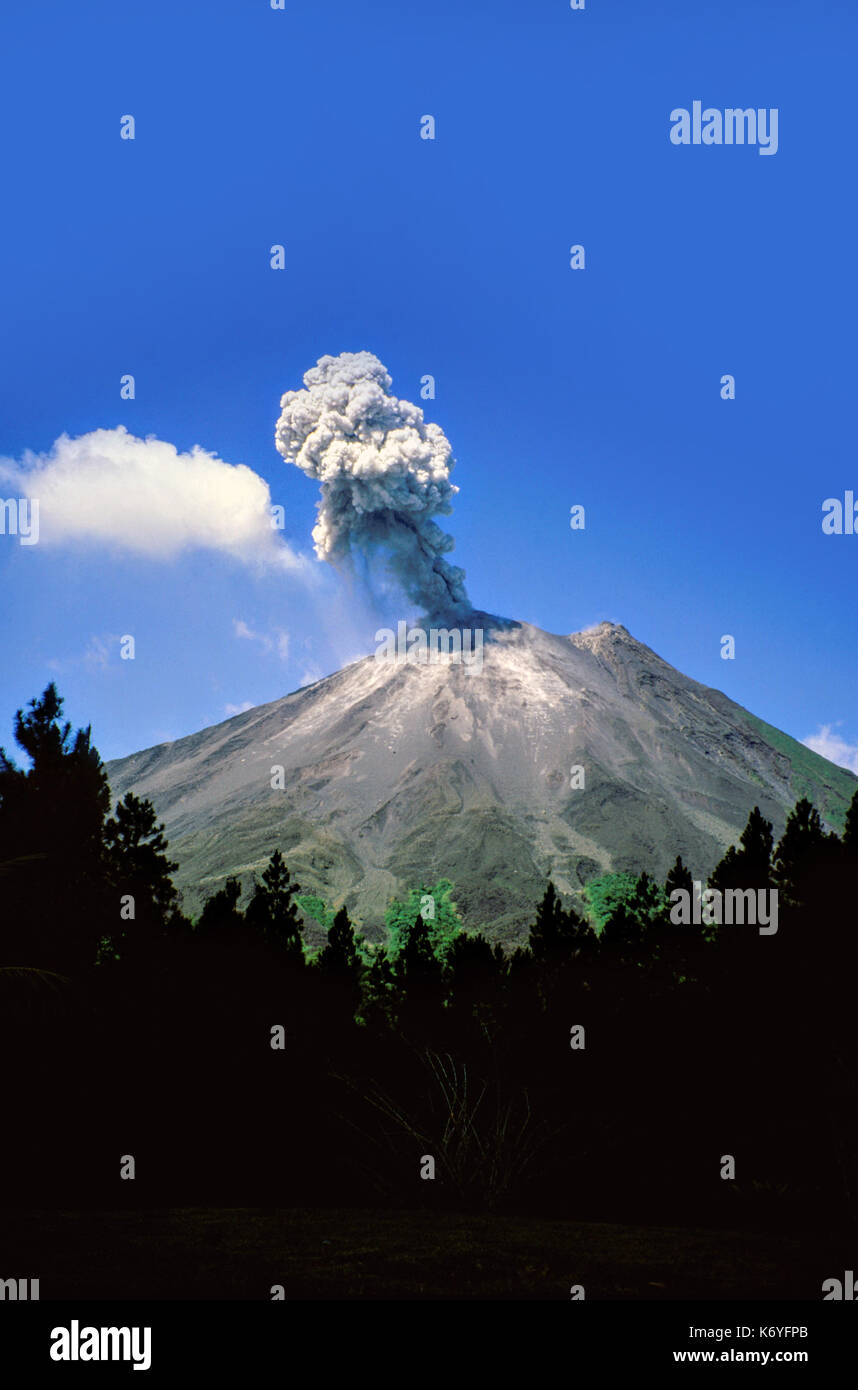 Arenal active volcano national park Costa rica Stock Photo - Alamy
