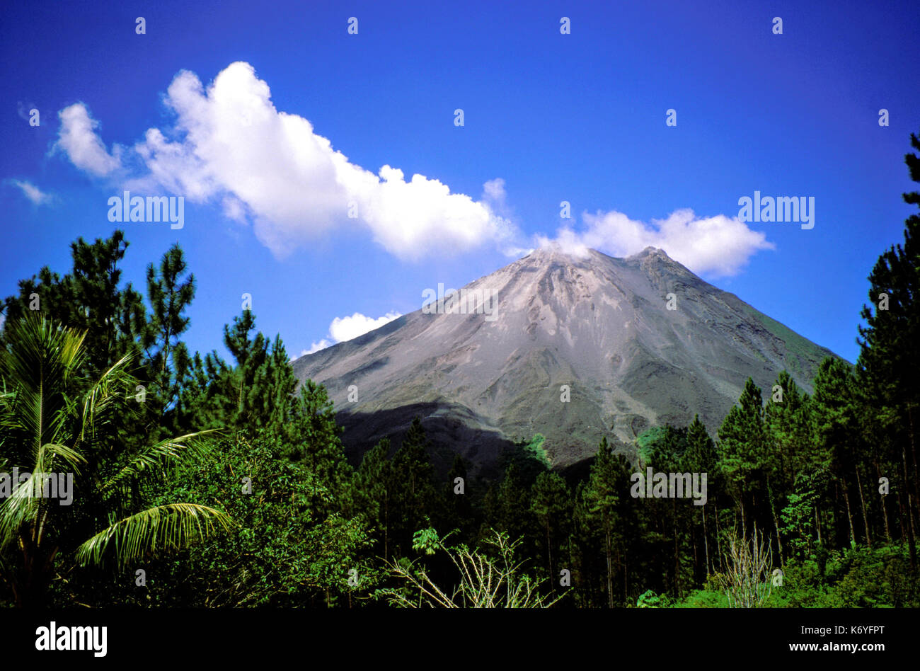 Arenal active volcano national park Costa rica Stock Photo - Alamy