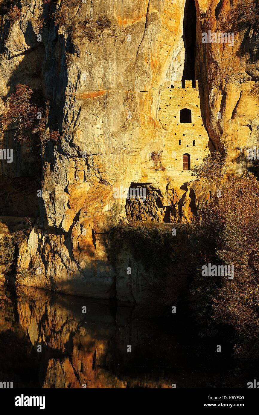 France, Lot, valley of the river Lot, Natural regional park Causses du ...