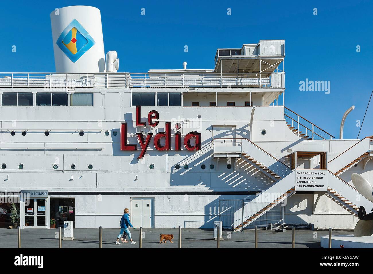 Beached cruise ship le lydia hi-res stock photography and images - Alamy