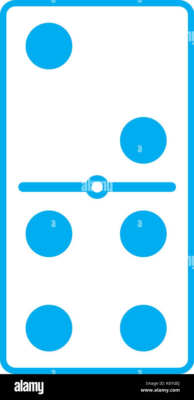 Domino piece symbol Stock Vector Image & Art - Alamy