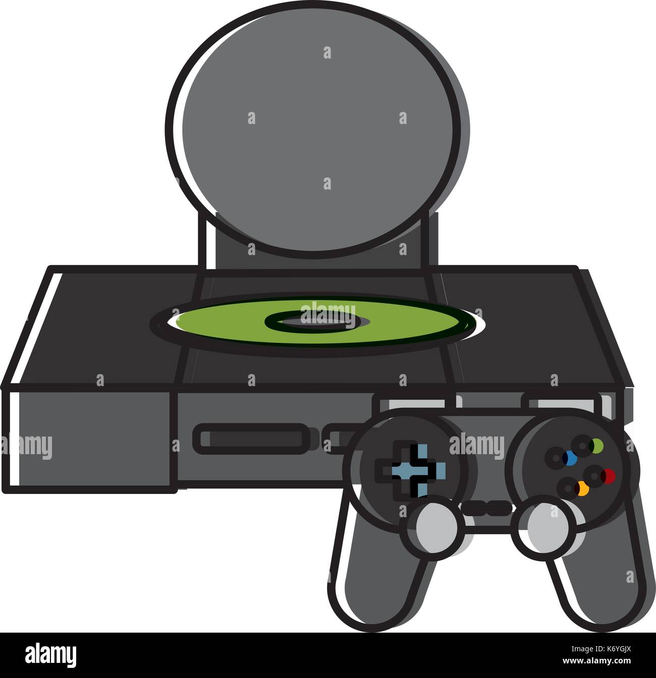 Console videogame isolated Stock Vector Image & Art - Alamy
