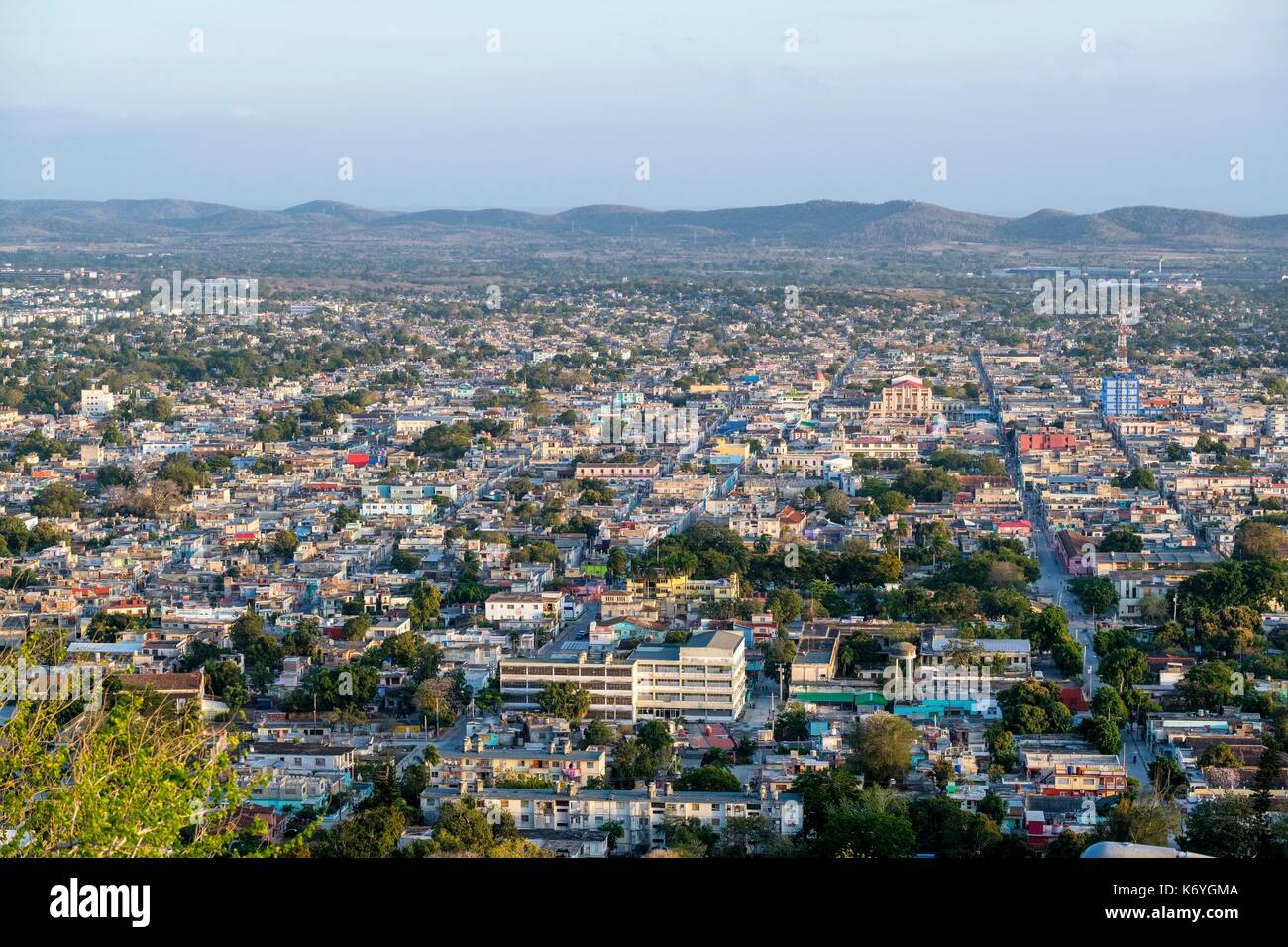 Cuba, Holguin province, Holguin, panorama from La Loma de la Cruz Stock ...