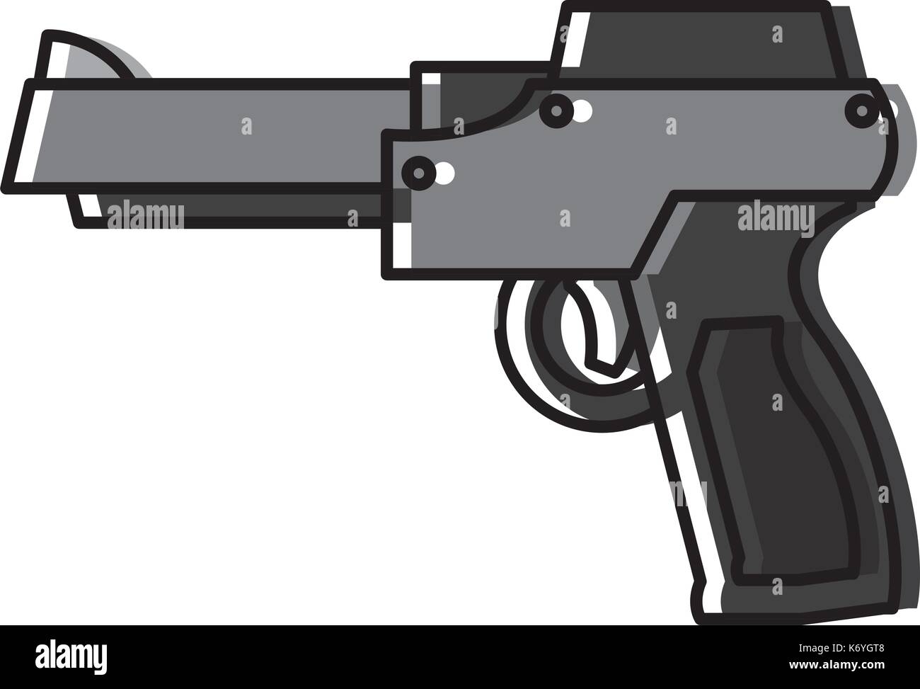 Videogame gun pistol Stock Vector Image & Art - Alamy