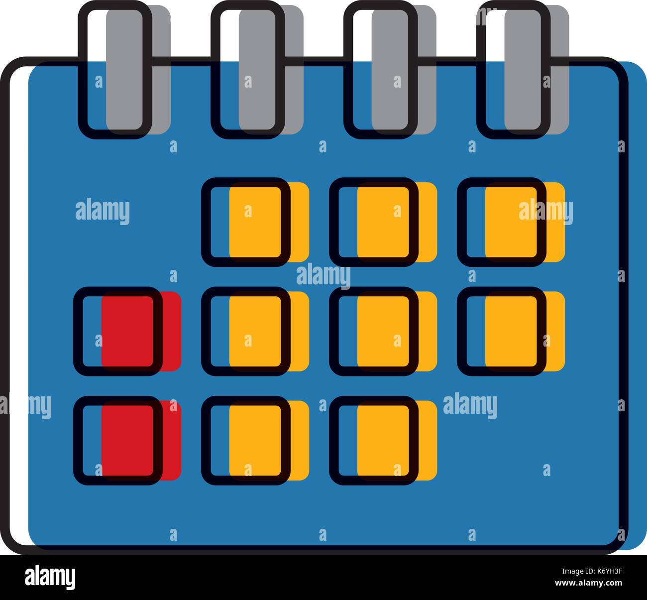 Calendar isolated symbol Stock Vector Image & Art - Alamy