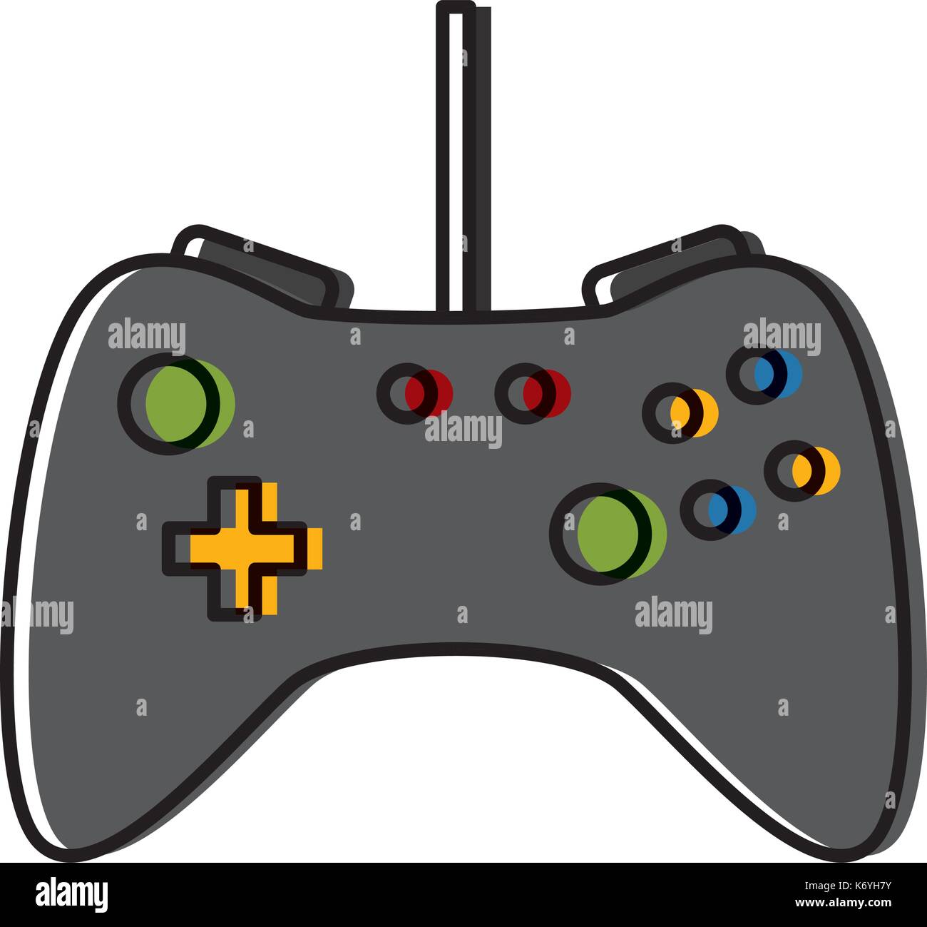 Console gamepad console Stock Vector Image & Art - Alamy