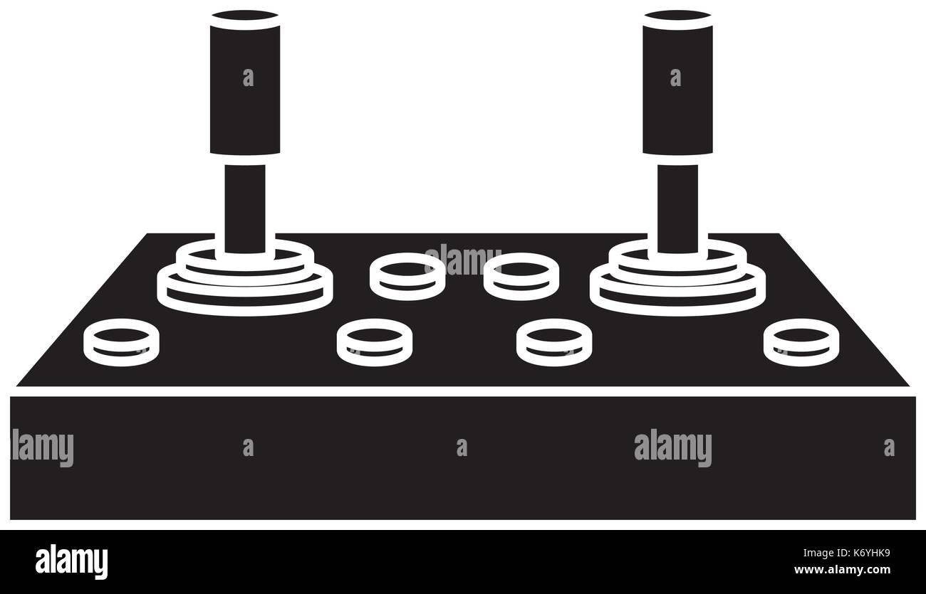 Old console gamepad Stock Vector Image & Art - Alamy